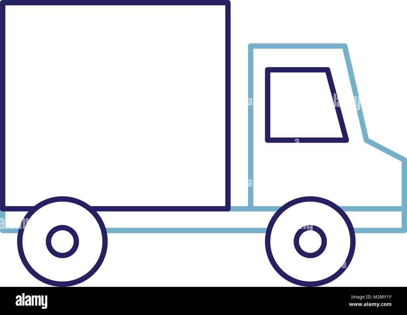 delivery truck vehicle icon Stock Vector Image & Art - Alamy