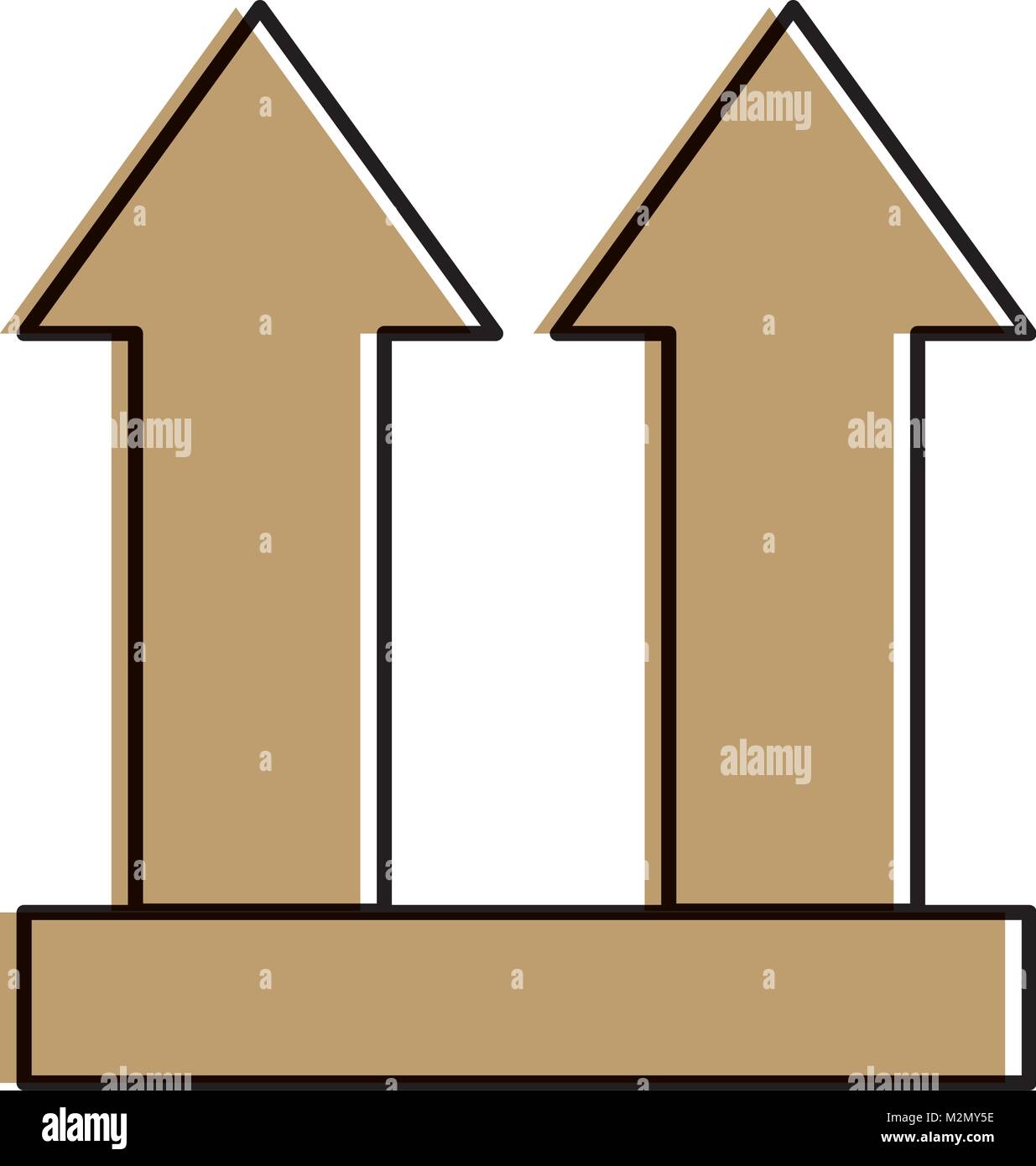 this side up arrows sign Stock Vector Image & Art - Alamy