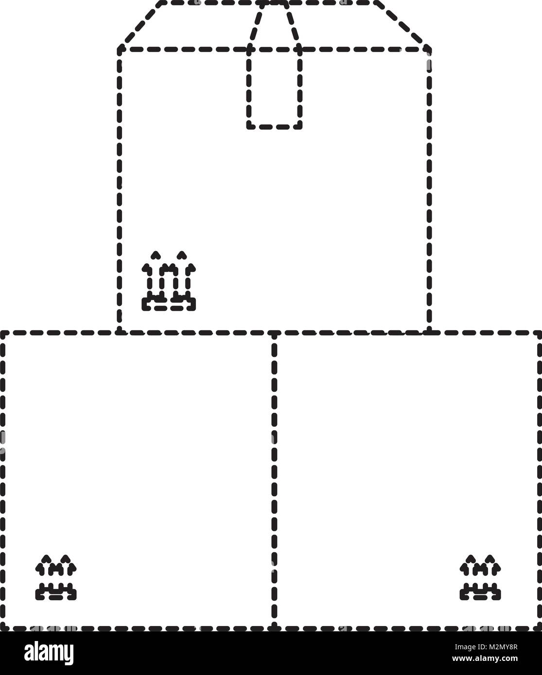 delivery carton boxes icon Stock Vector Image & Art - Alamy