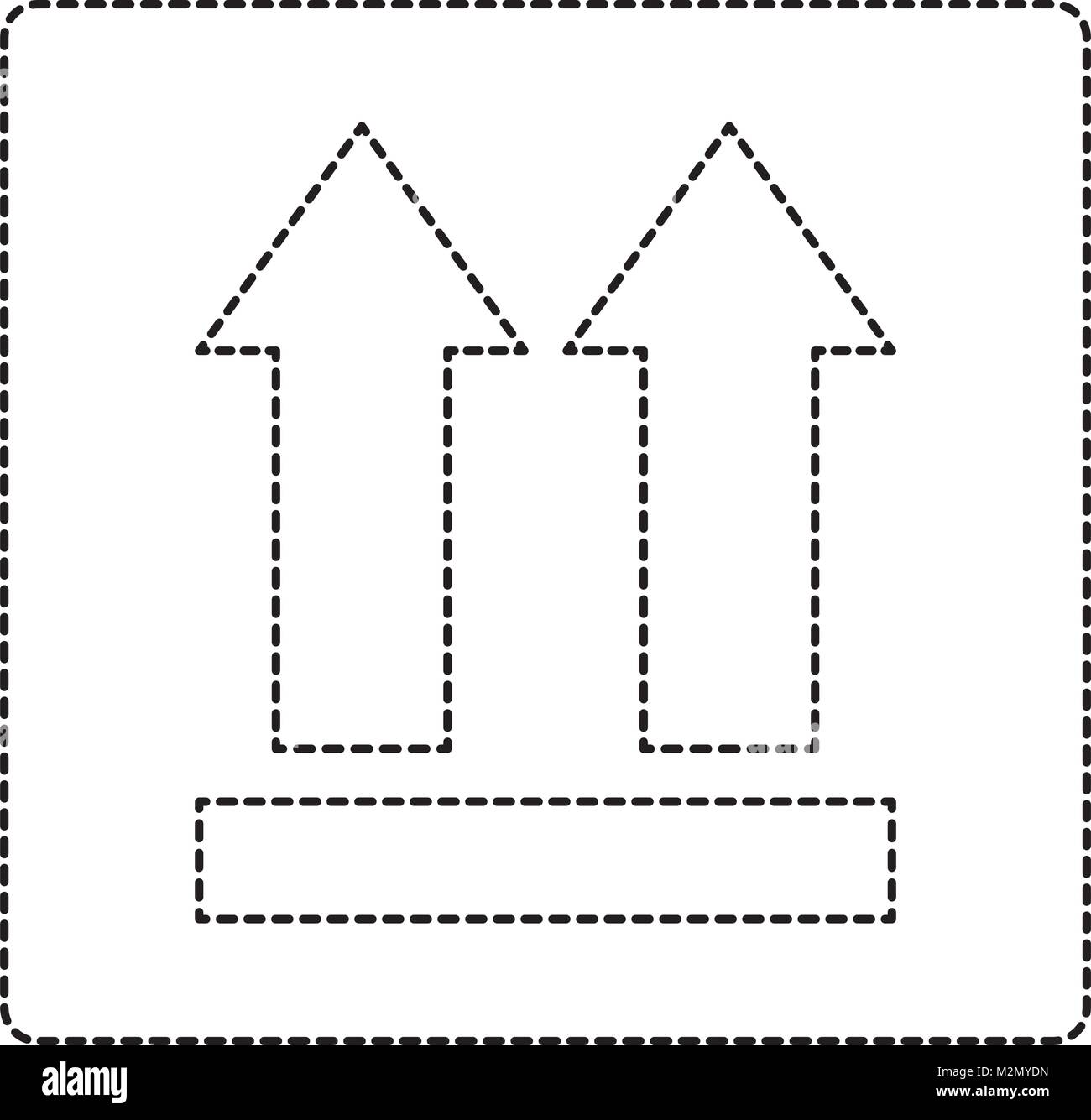 this side up arrows sign Stock Vector Image & Art - Alamy