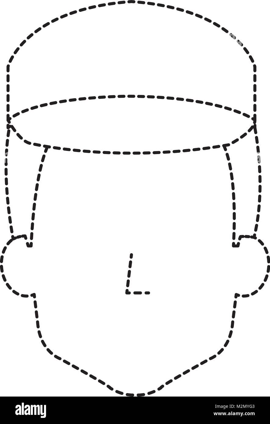 delivery worker head avatar character Stock Vector Image & Art - Alamy