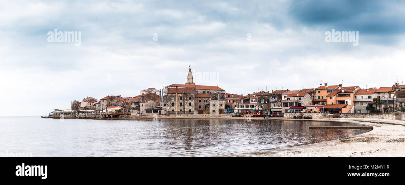 Panoramic view of beautiful city Umago Croatia Stock Photo - Alamy