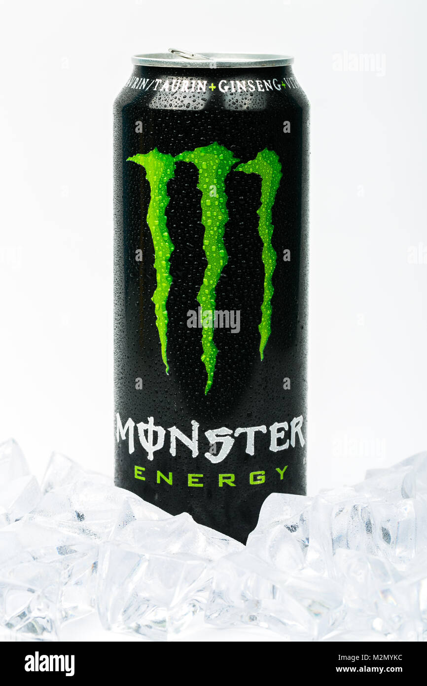 Monster energy ice hi-res stock photography and images - Alamy