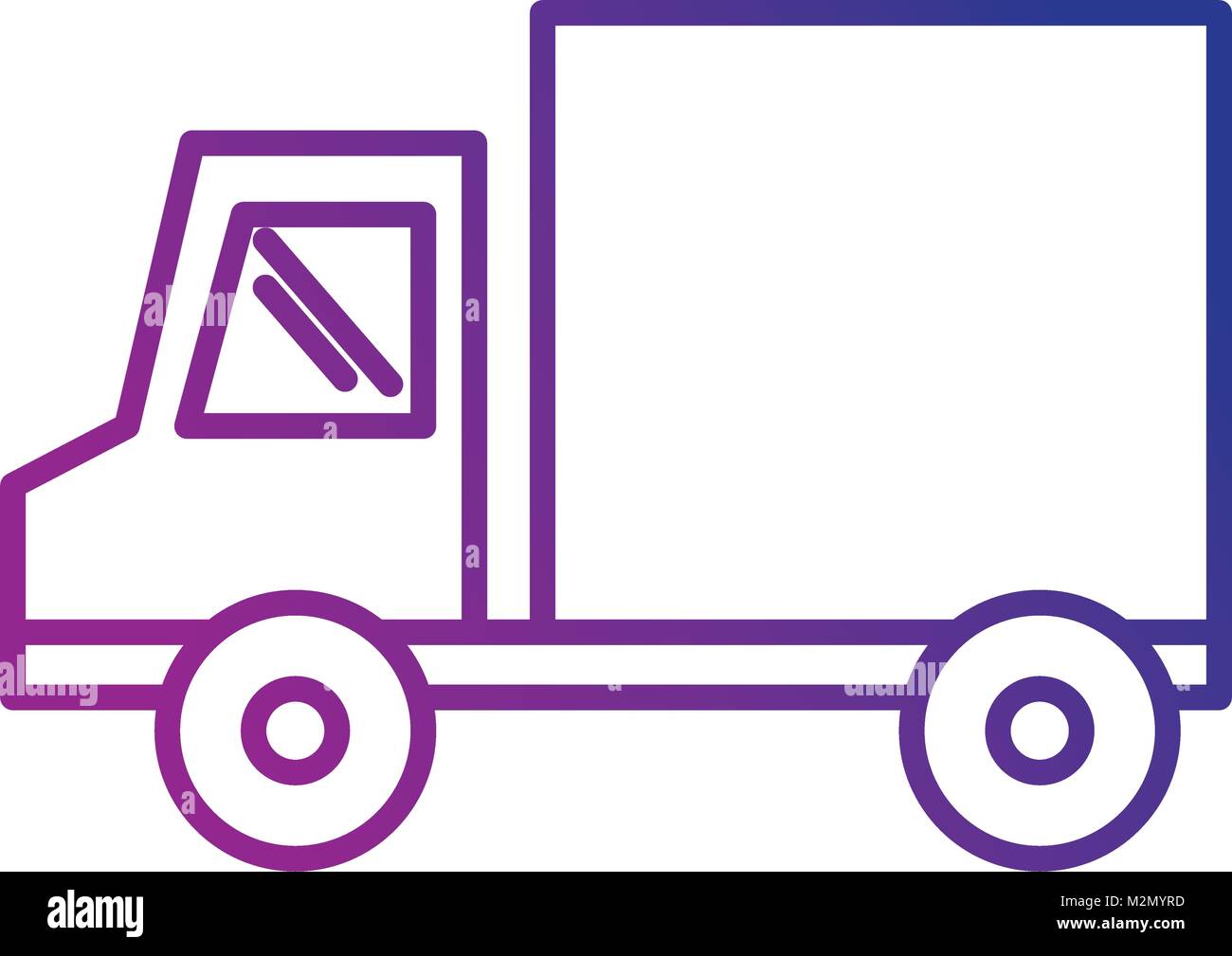 delivery truck vehicle icon Stock Vector Image & Art - Alamy