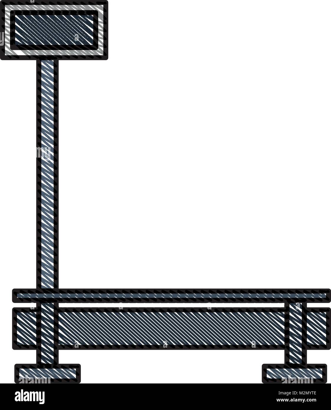 delivery service scale icon Stock Vector Image & Art - Alamy