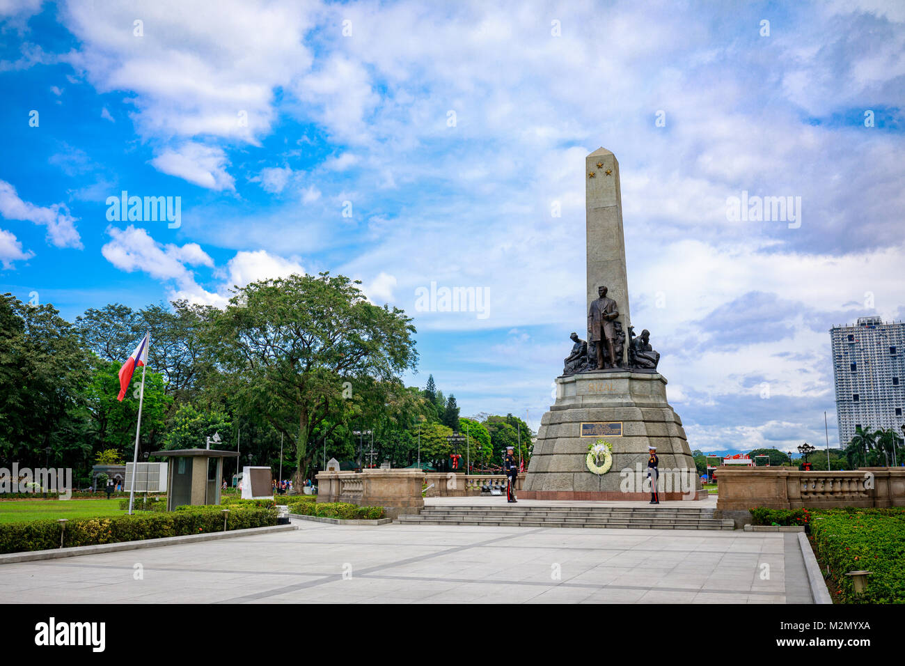 Manila, Philippines - Feb 4, 2018 : Monument in memory of Jose Rizal ...