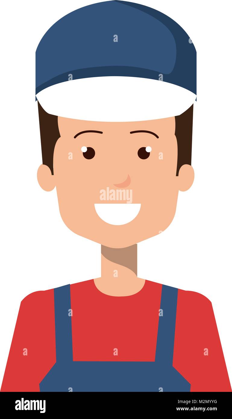 Mechanic avatar character icon Stock Vector Images - Alamy