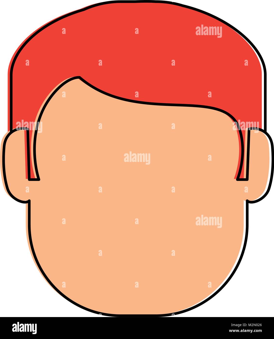 young man head avatar character Stock Vector Image & Art - Alamy