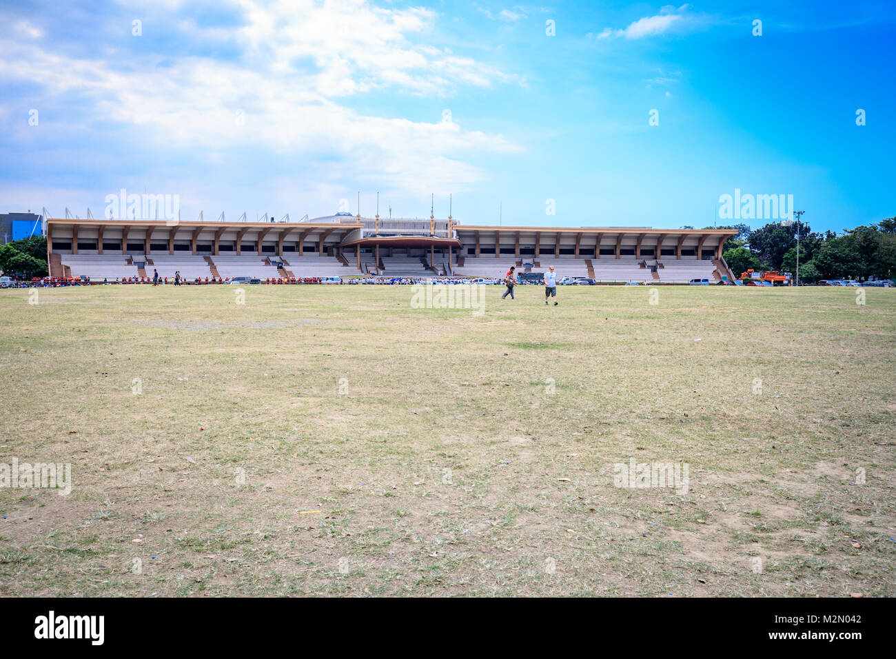 Manila, Philippines - Feb 4, 2018 : Quirino Grandstand facade formerly ...