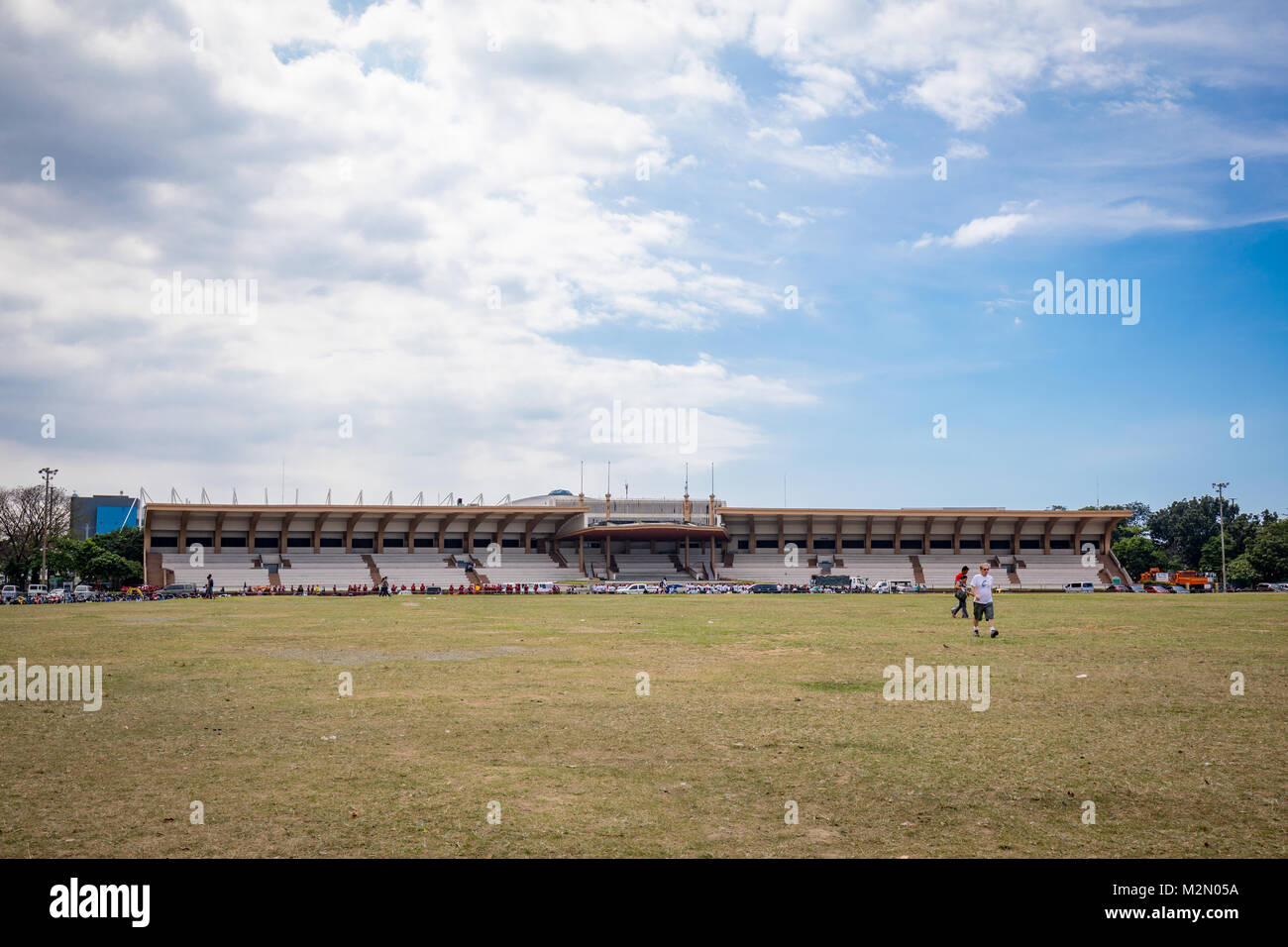 Manila, Philippines - Feb 4, 2018 : Quirino Grandstand facade formerly ...