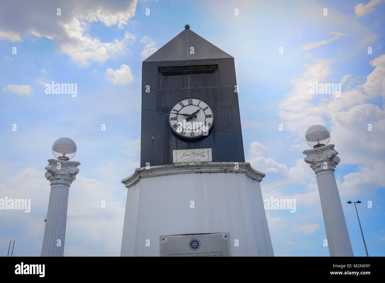 Manila, Philippines - Feb 4, 2018 : Centennial Clock structure in ...