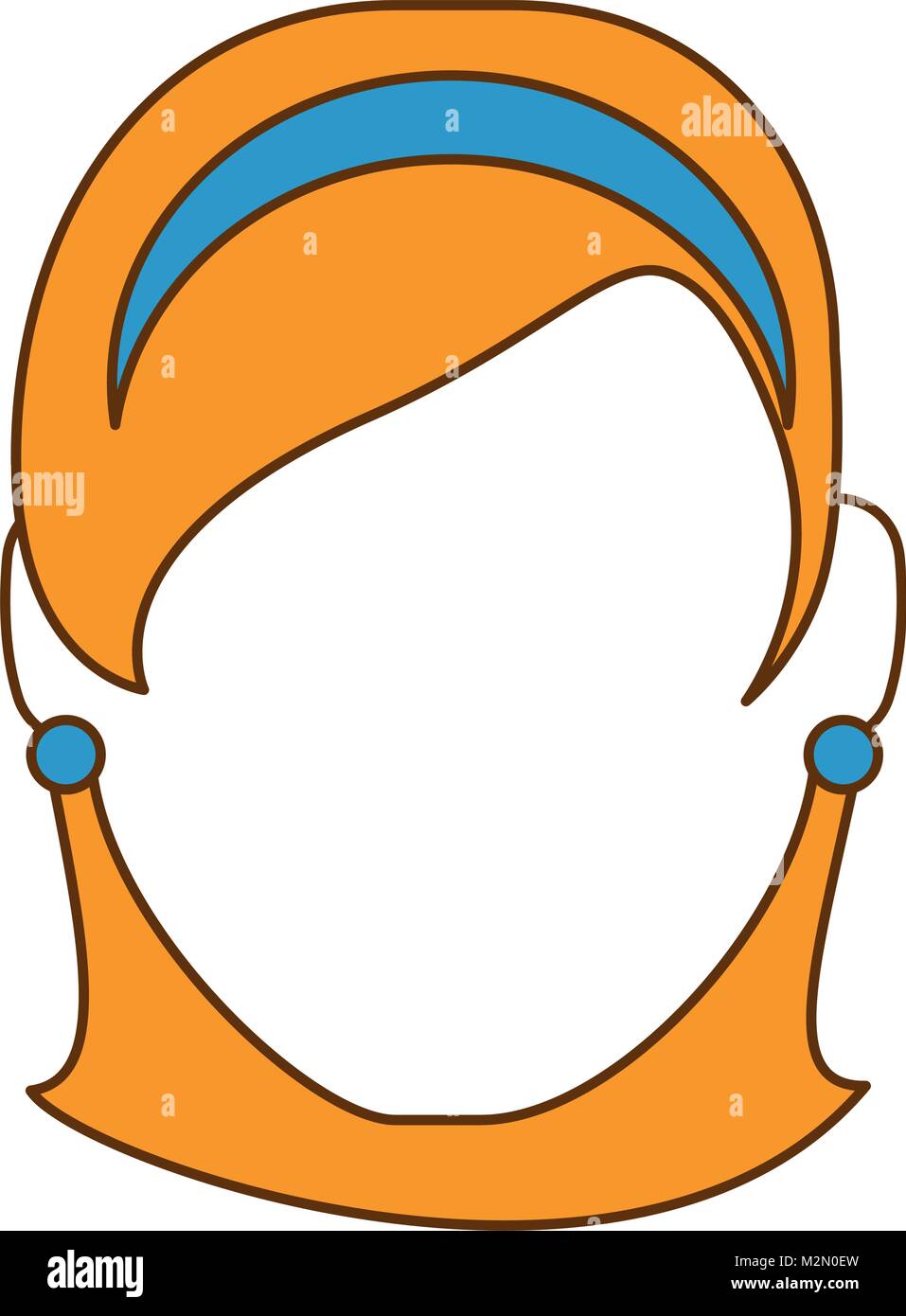 beautiful woman head avatar character Stock Vector Image & Art - Alamy