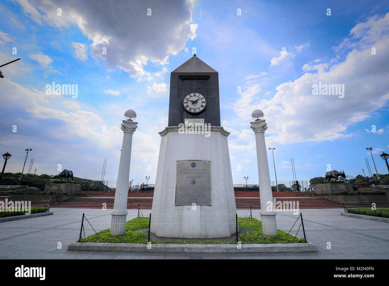 Manila, Philippines - Feb 4, 2018 : Centennial Clock structure in ...