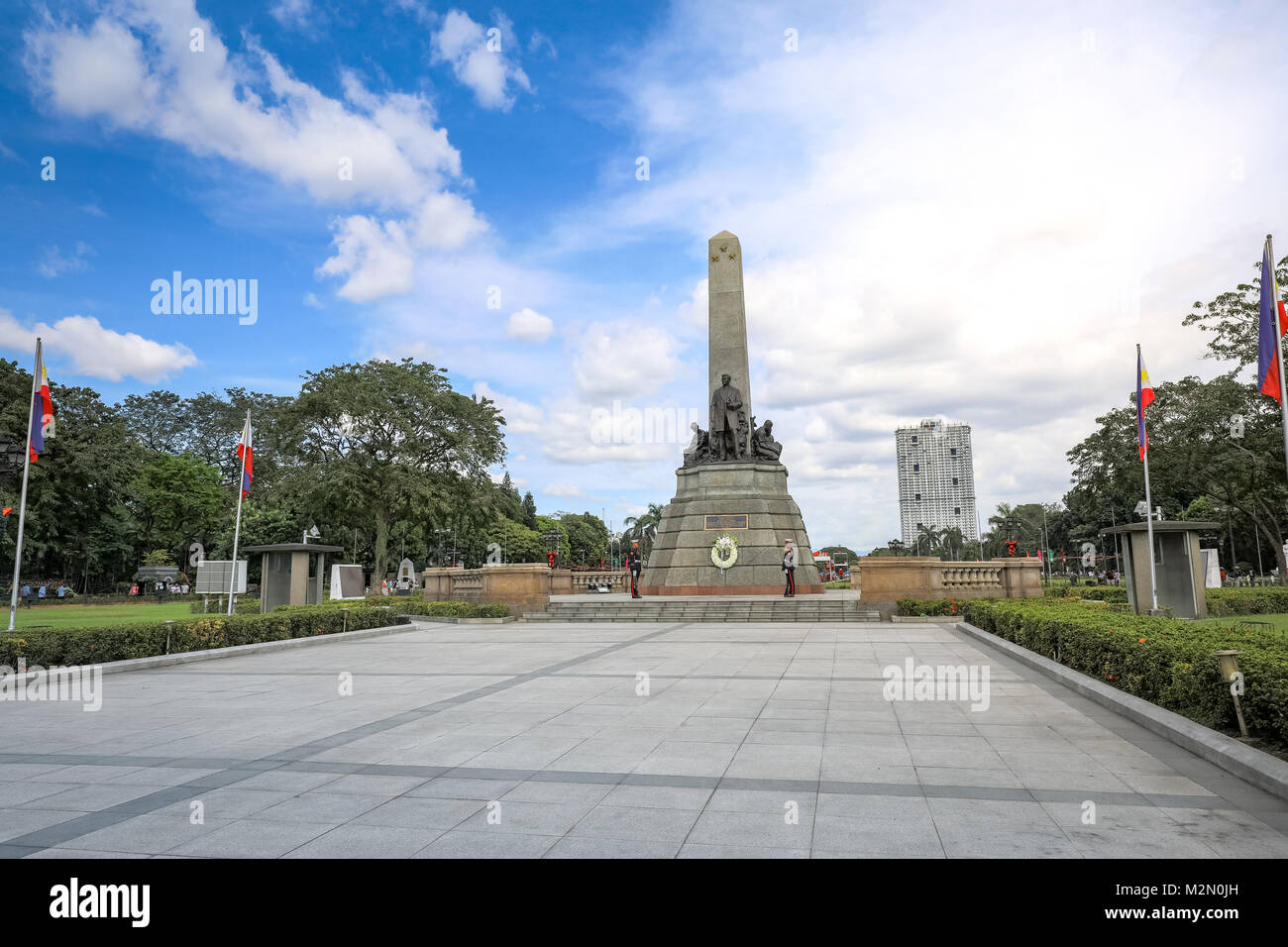 Manila, Philippines - Feb 4, 2018 : Monument in memory of Jose Rizal ...