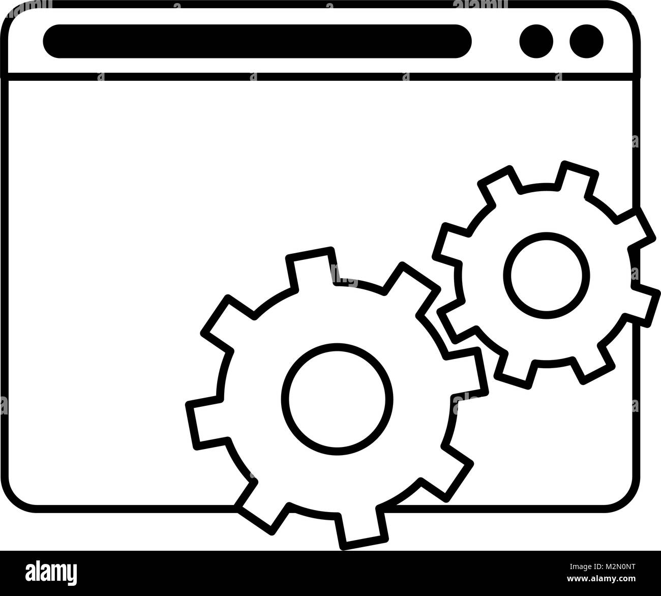 Gears circuit Black and White Stock Photos & Images - Alamy