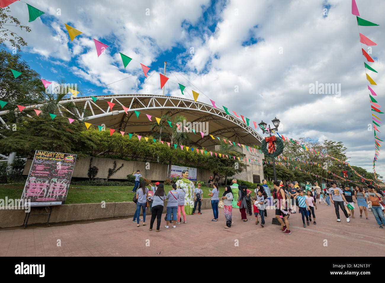 Manila, Philippines - Feb 4, 2018 : Rizal Park Open Air Auditorium and ...