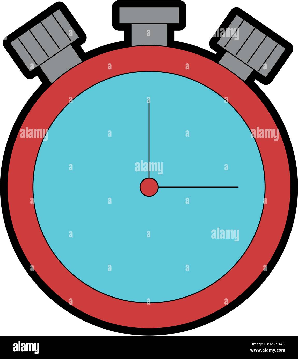 chronometer time clock isolated icon Stock Vector Image & Art - Alamy