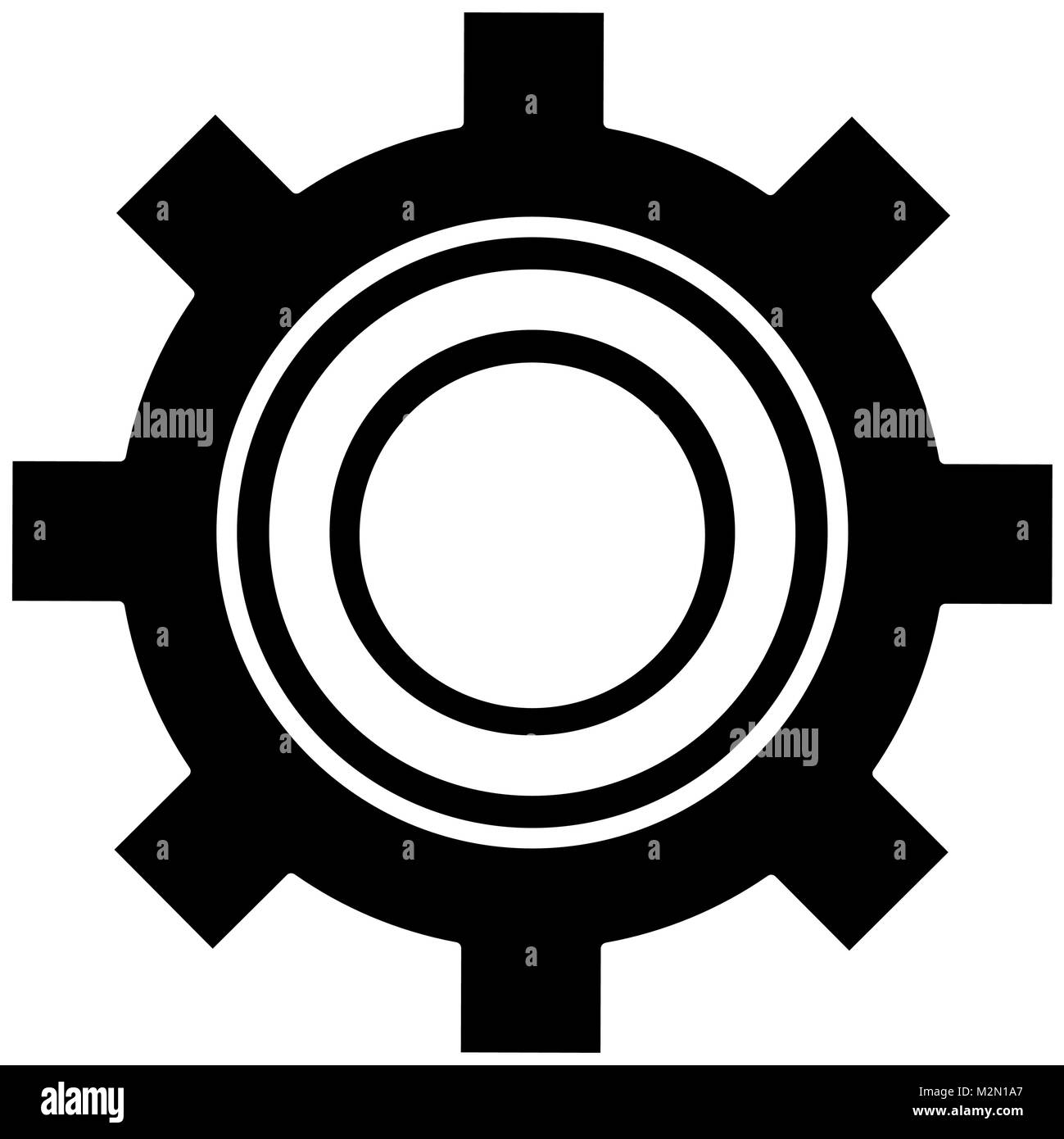 gears machinery isolated icon Stock Vector Image & Art - Alamy