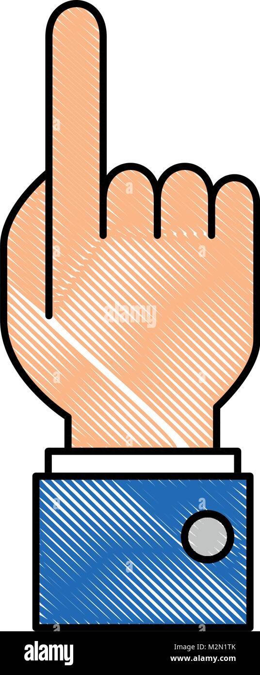 Finger touching surface Stock Vector Images - Alamy