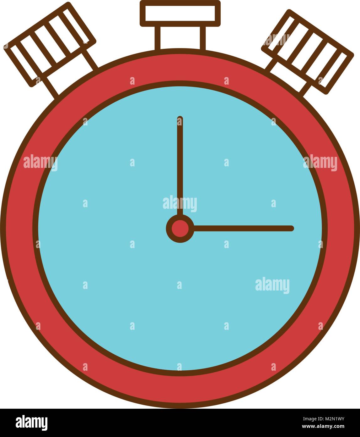 chronometer time clock isolated icon Stock Vector Image & Art - Alamy
