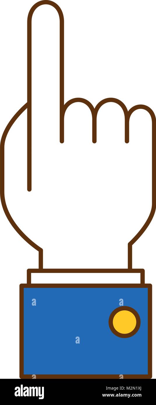 Finger touching surface Stock Vector Images - Alamy