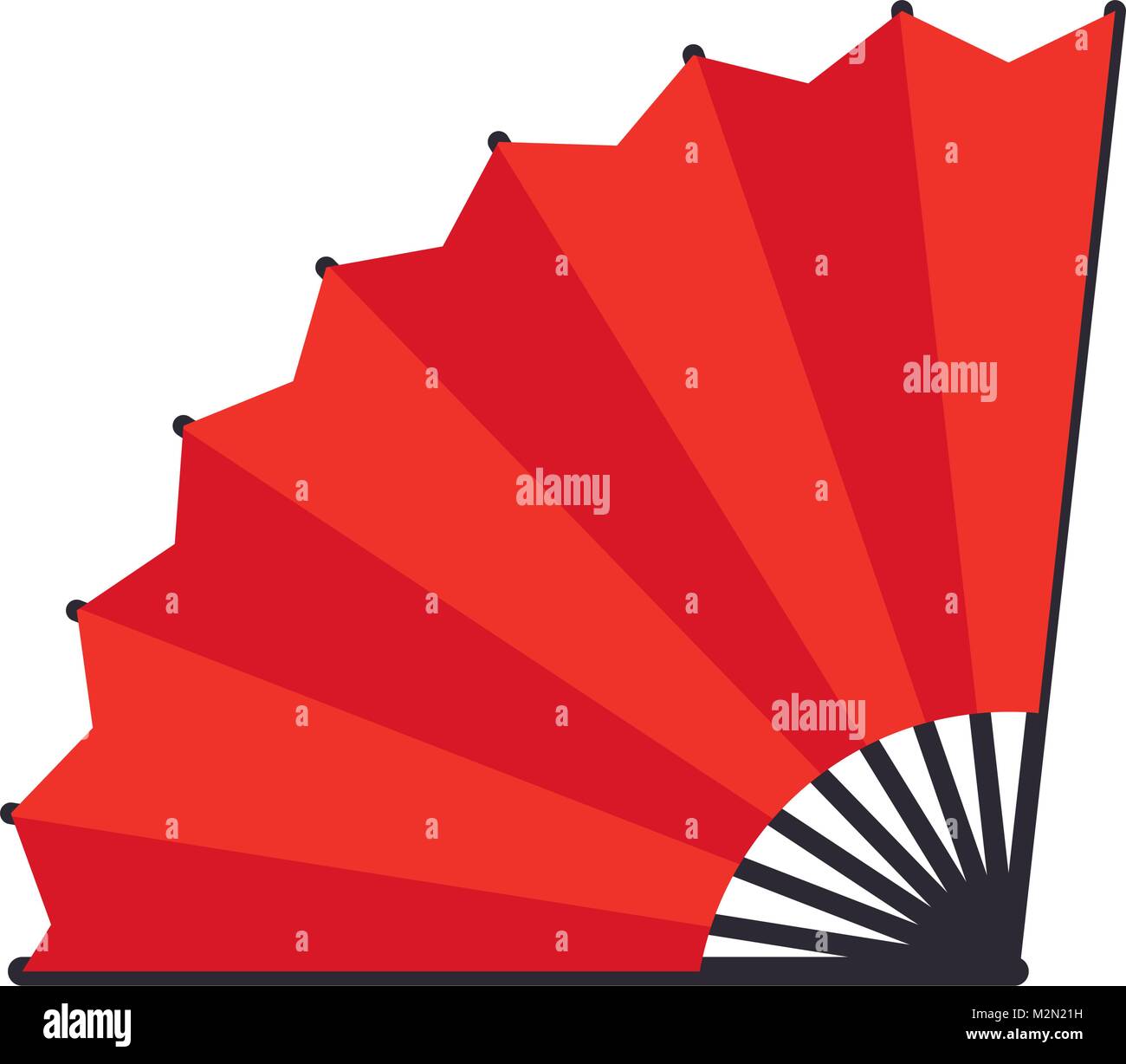 chinese fan decorative icon Stock Vector Image & Art - Alamy