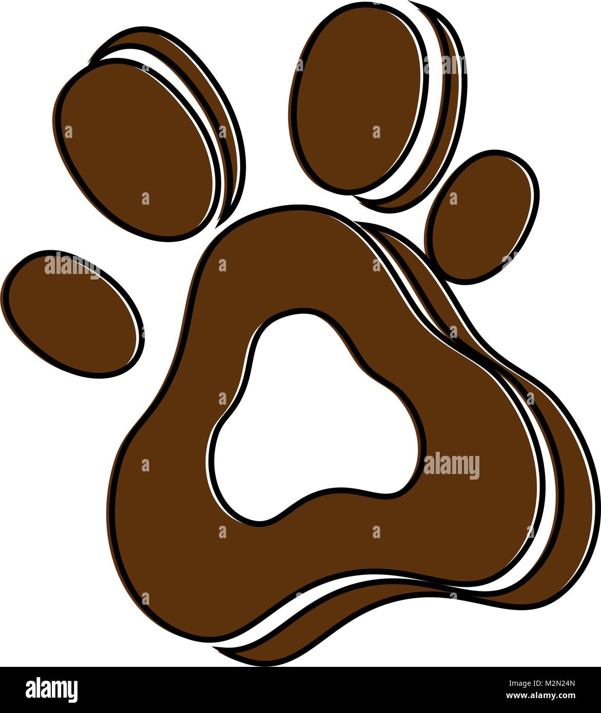 Dog Footprint High Resolution Stock Photography and Images - Alamy