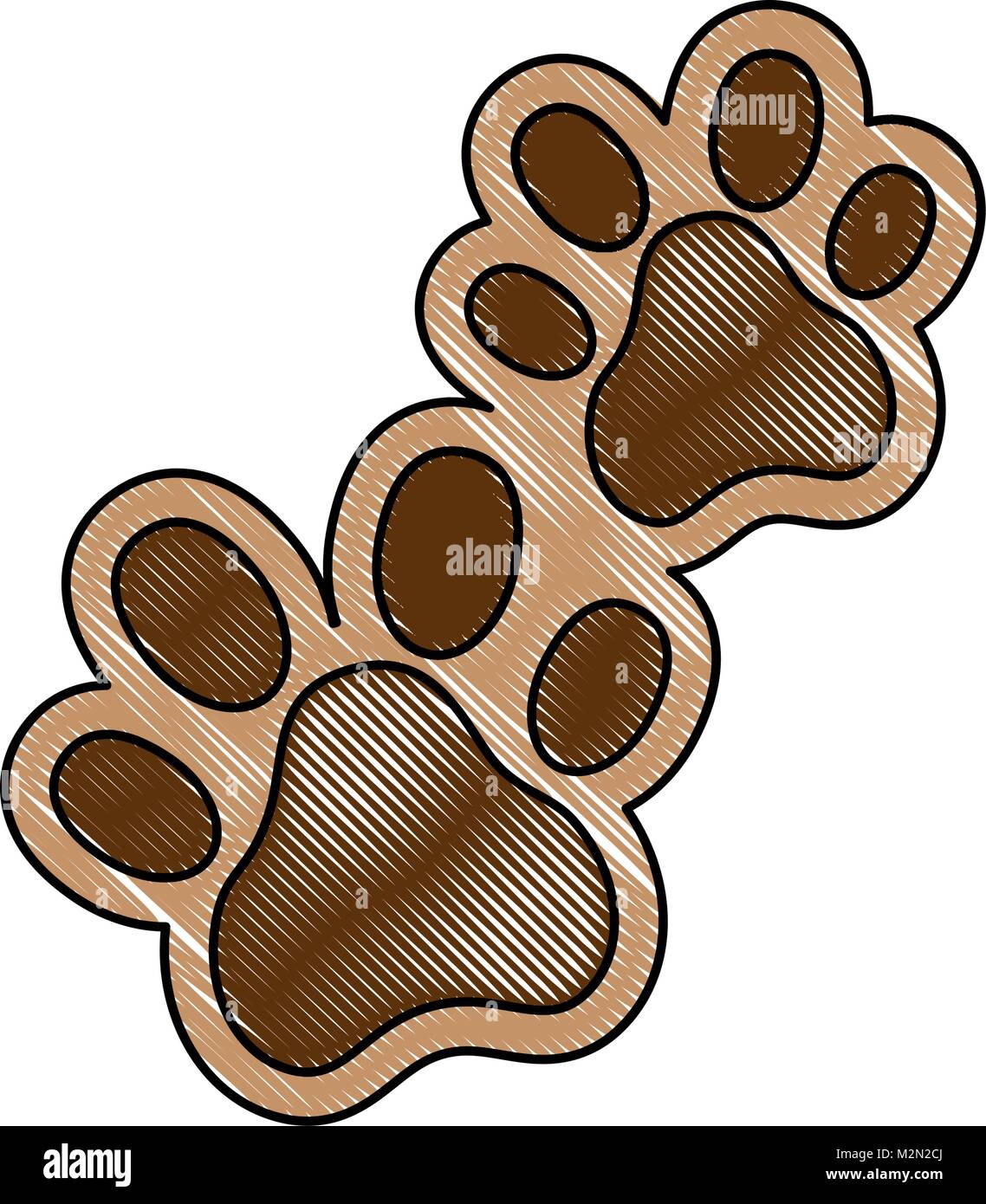 dogs footprints isolated icon Stock Vector Image & Art - Alamy