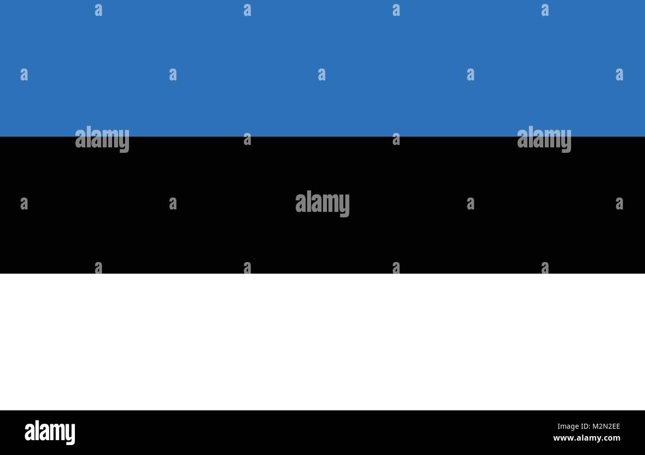 Flag in colors of Estonia, vector image Stock Vector Image & Art - Alamy