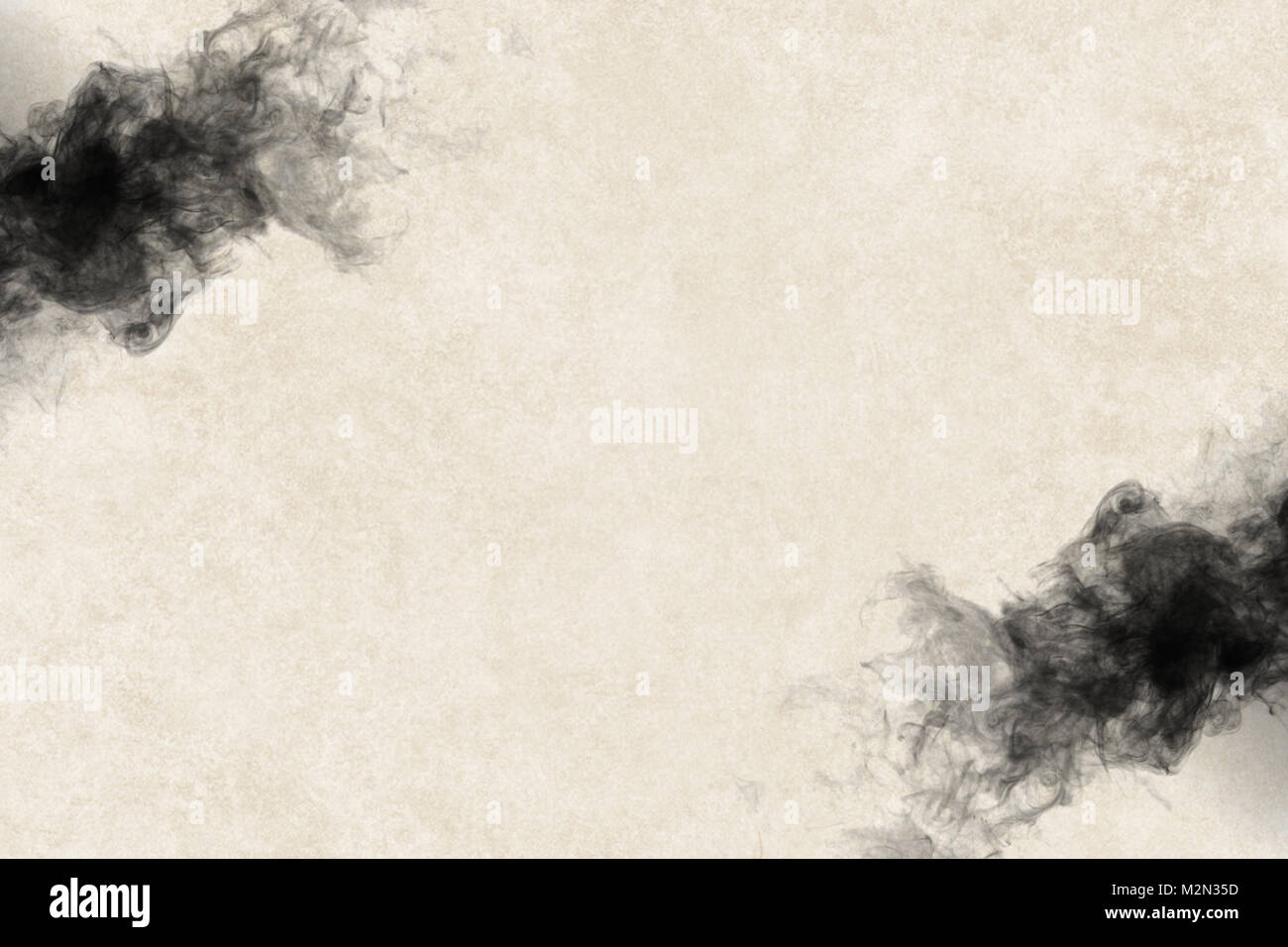 Dissolve the black ink Stock Photo - Alamy