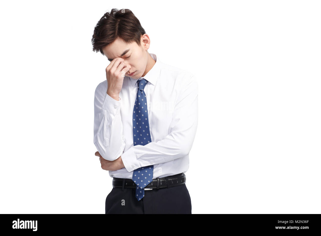 Facial pain of young men Stock Photo - Alamy