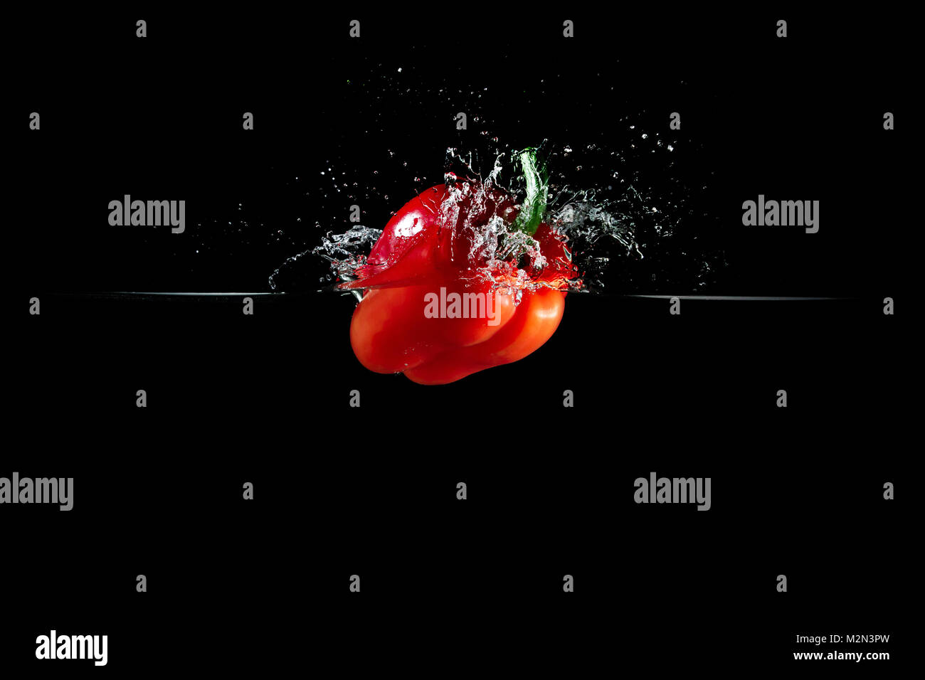 Splash pepper hi-res stock photography and images - Alamy