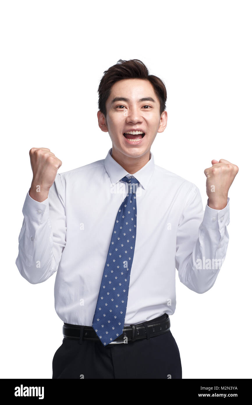 Confident business man Stock Photo - Alamy