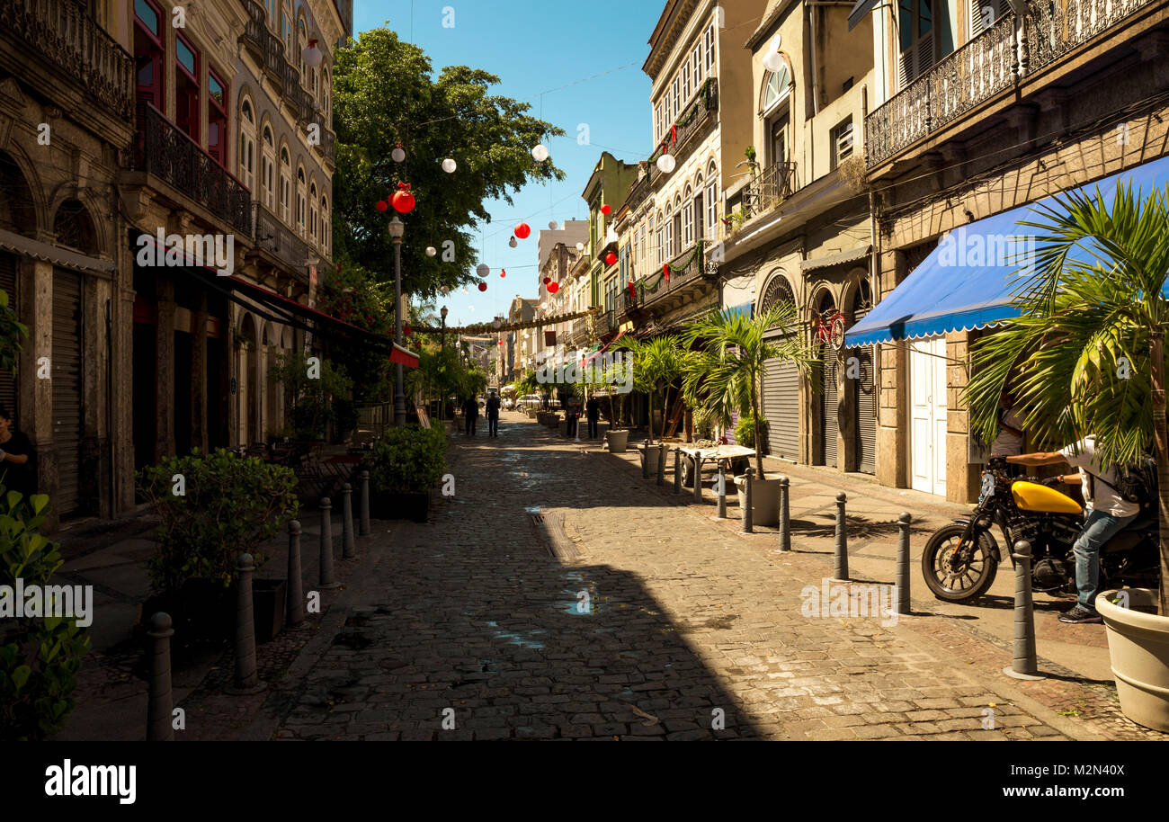 Street in Rio de Janeiro city, Brazil Stock Photo - Alamy