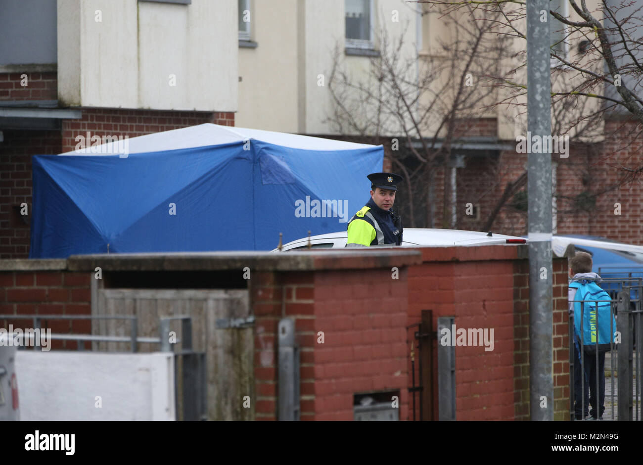 Garda at the scene in Buirg an Ri Walk, Balgaddy, Co Dublin after a 52 ...