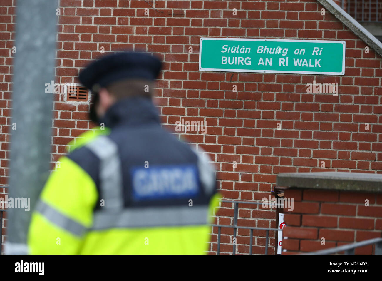 Garda at the scene in Buirg an Ri Walk, Balgaddy, Co Dublin after a 52 ...