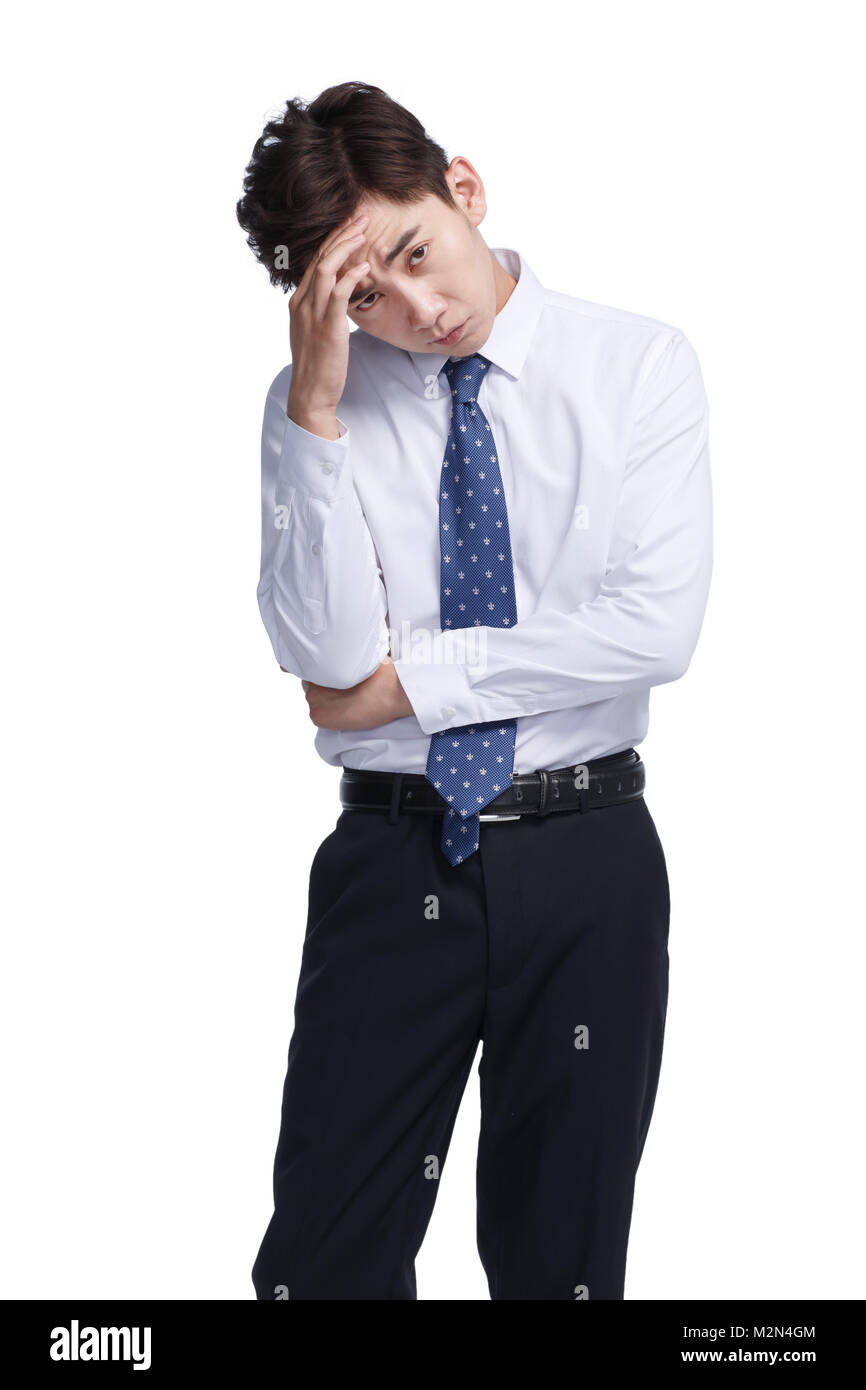 Facial pain of young men Stock Photo - Alamy