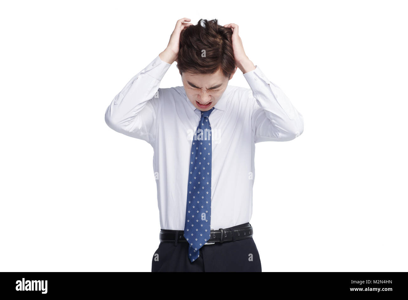 Facial pain of young men Stock Photo - Alamy