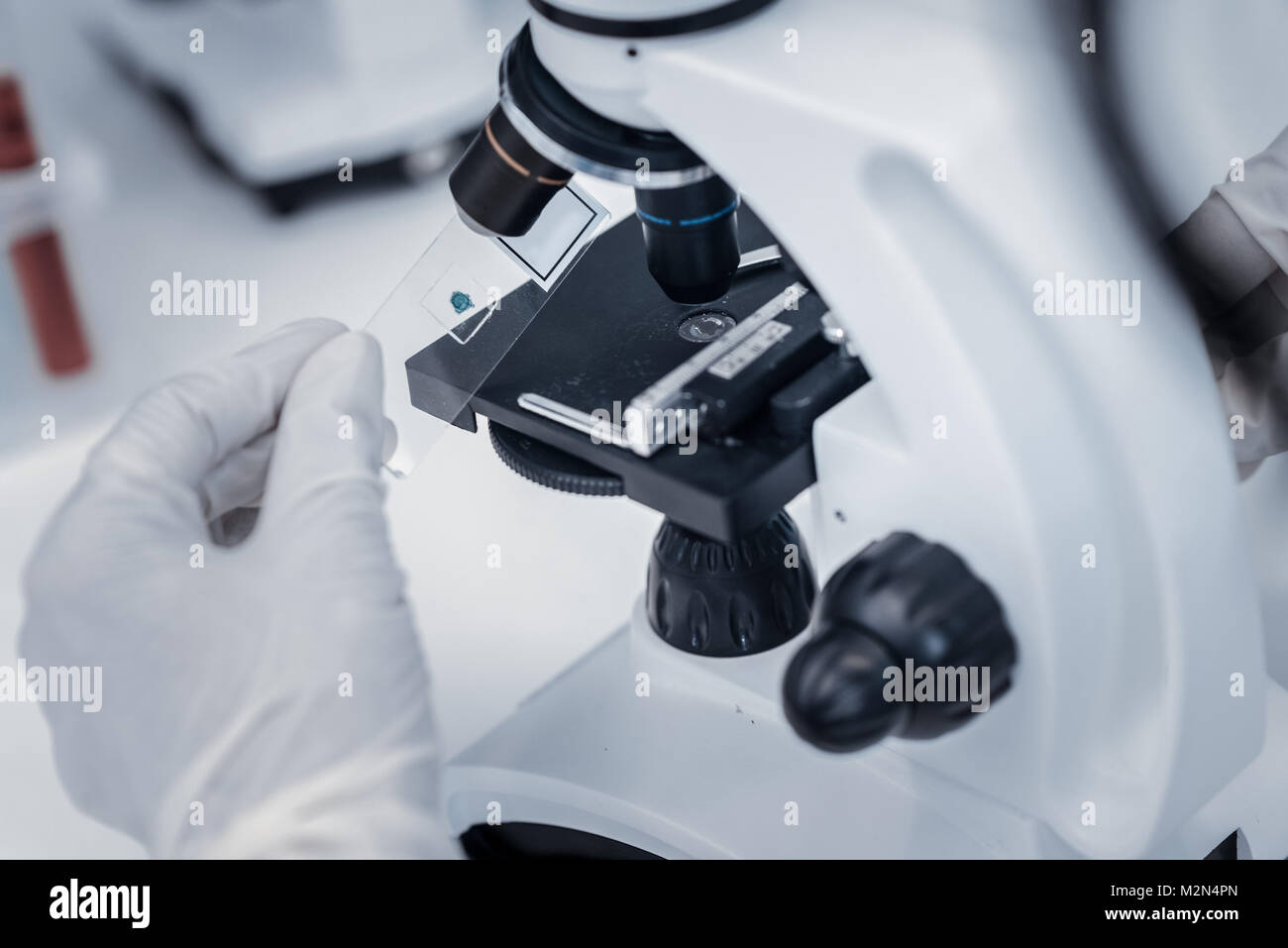 Microscope sample hi-res stock photography and images - Alamy