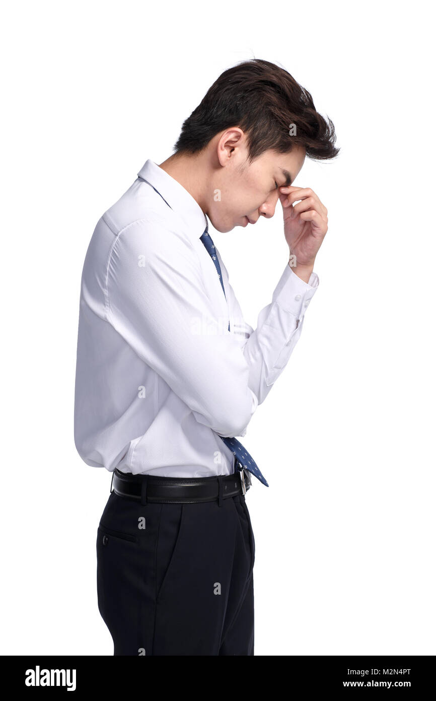 Facial pain of young men Stock Photo - Alamy