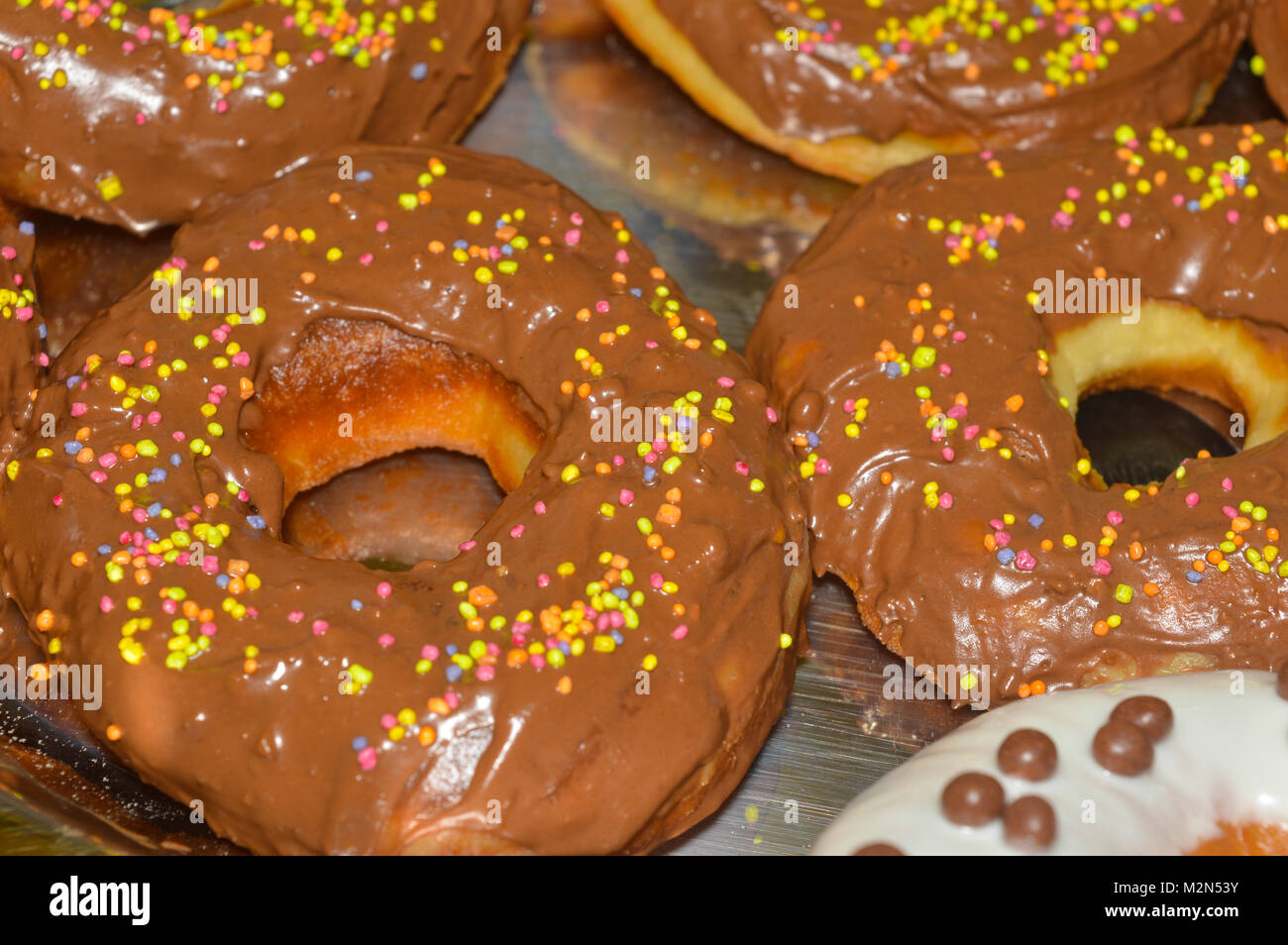 homemade yummy donuts Stock Photo - Alamy
