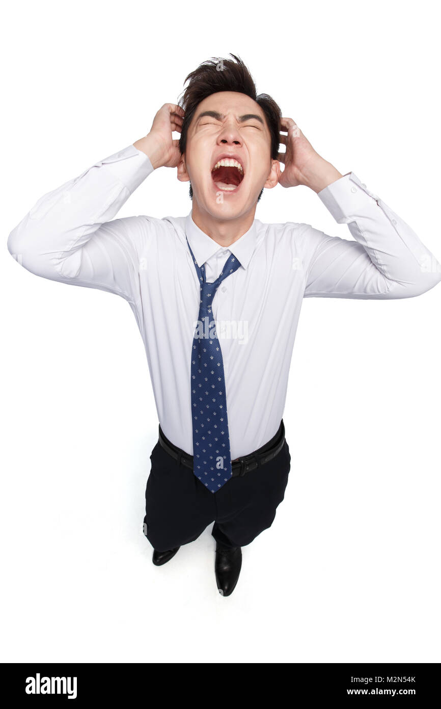 Facial pain of young men Stock Photo - Alamy