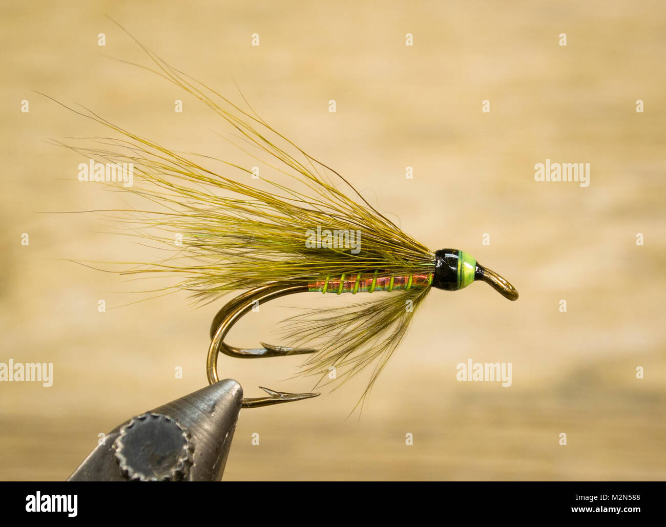 Olive Bucktail Hairwing streamer Tied by Martin Battilana Hook: Mustad ...