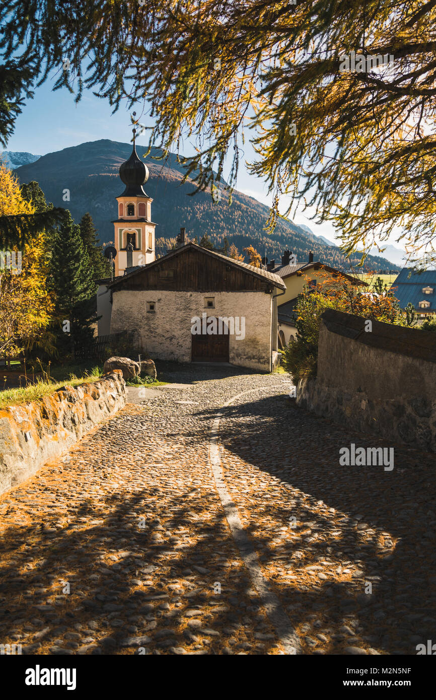 Engadin house hi-res stock photography and images - Alamy