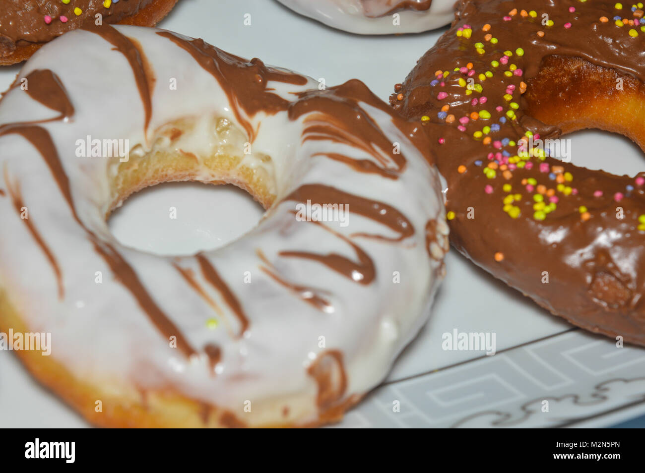 homemade yummy donuts Stock Photo - Alamy