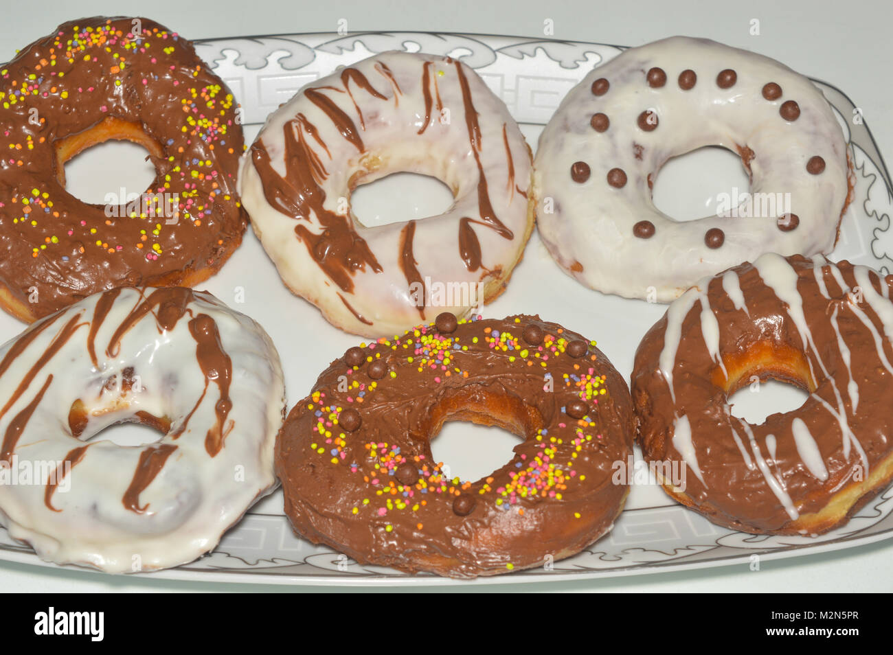 homemade yummy donuts Stock Photo - Alamy
