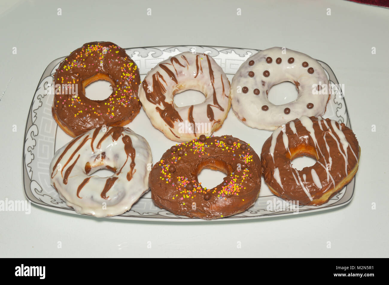 homemade yummy donuts Stock Photo - Alamy