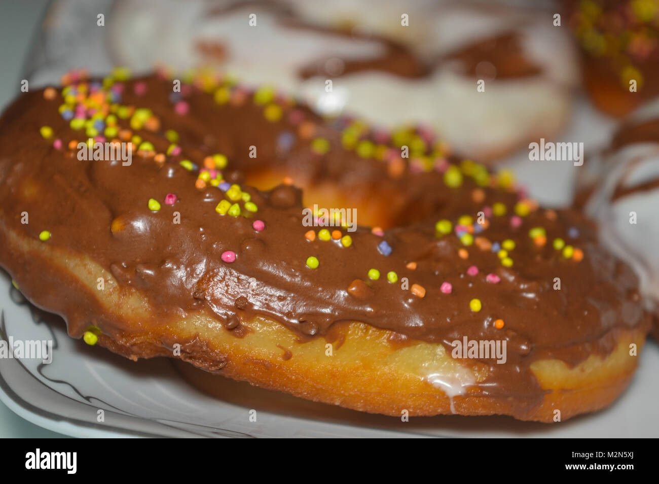 homemade yummy donuts Stock Photo - Alamy