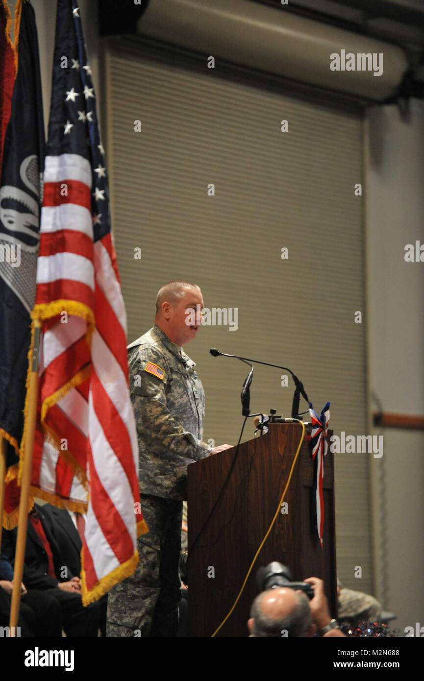 LAFAYETTE, LA - Col. Johnny Ball, Commander of the 256th Infantry ...