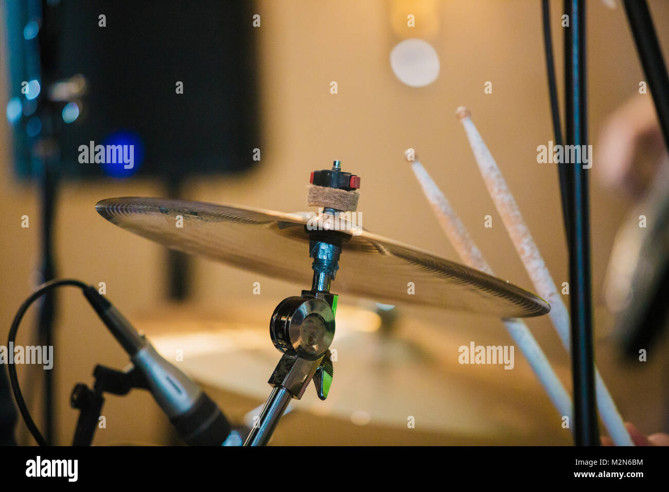 Professional drum set closeup hi-res stock photography and images - Alamy
